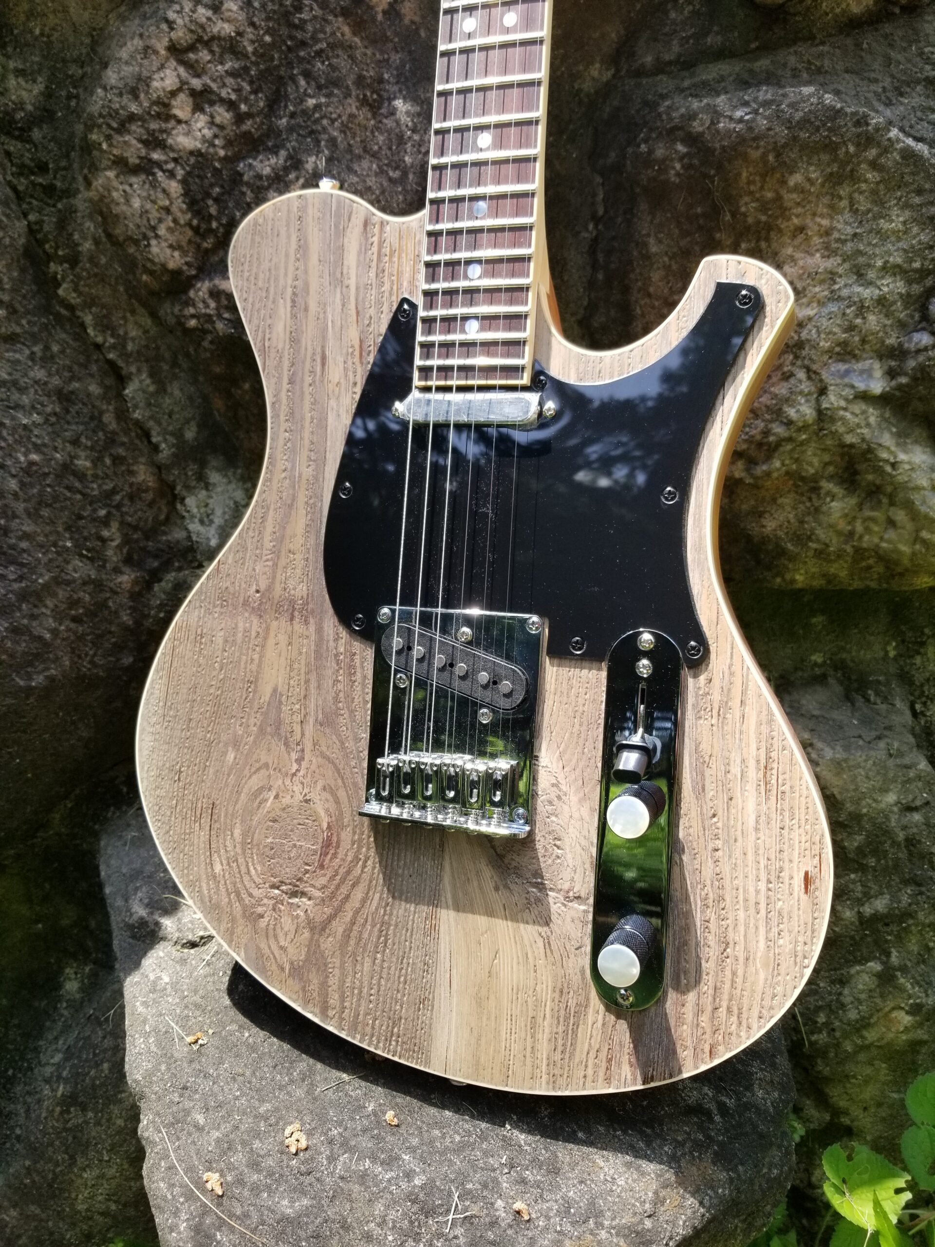 Reclaimed Wood Coopcaster – Everest Custom Guitars